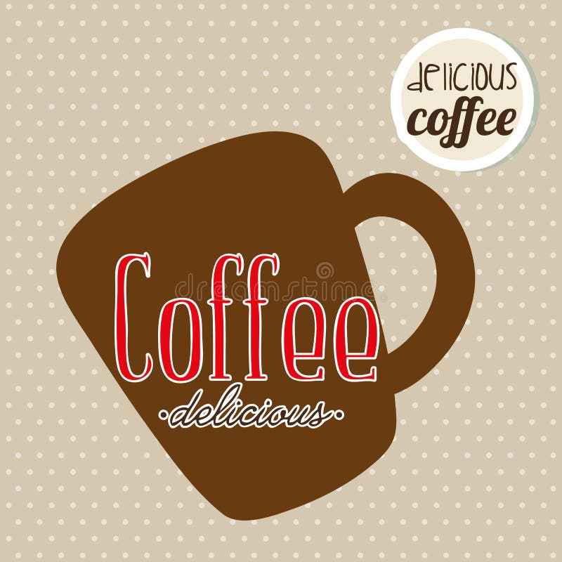 Coffee design stock vector. Illustration of aroma, seal - 47573158