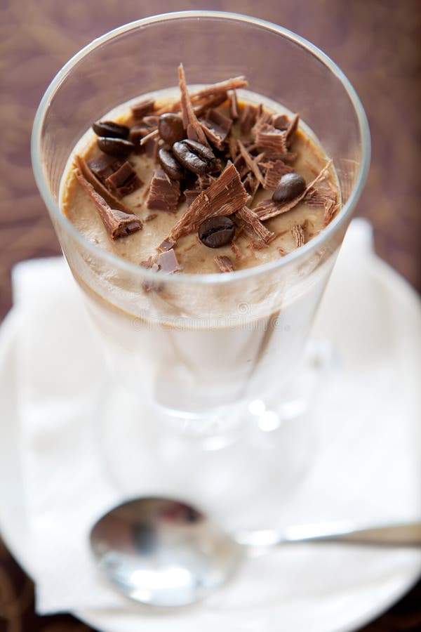 Coffee for dessert stock photo. Image of dish, grains - 1036928