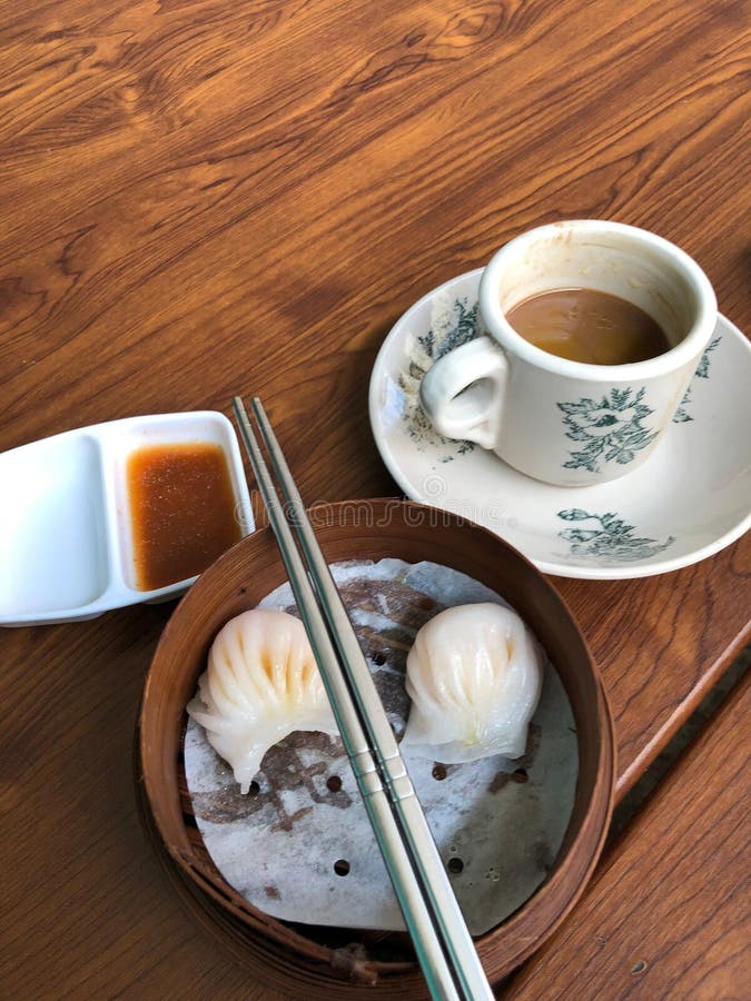 Coffee and Dimsum Food stock photo. Image of drink, coffee - 315531148