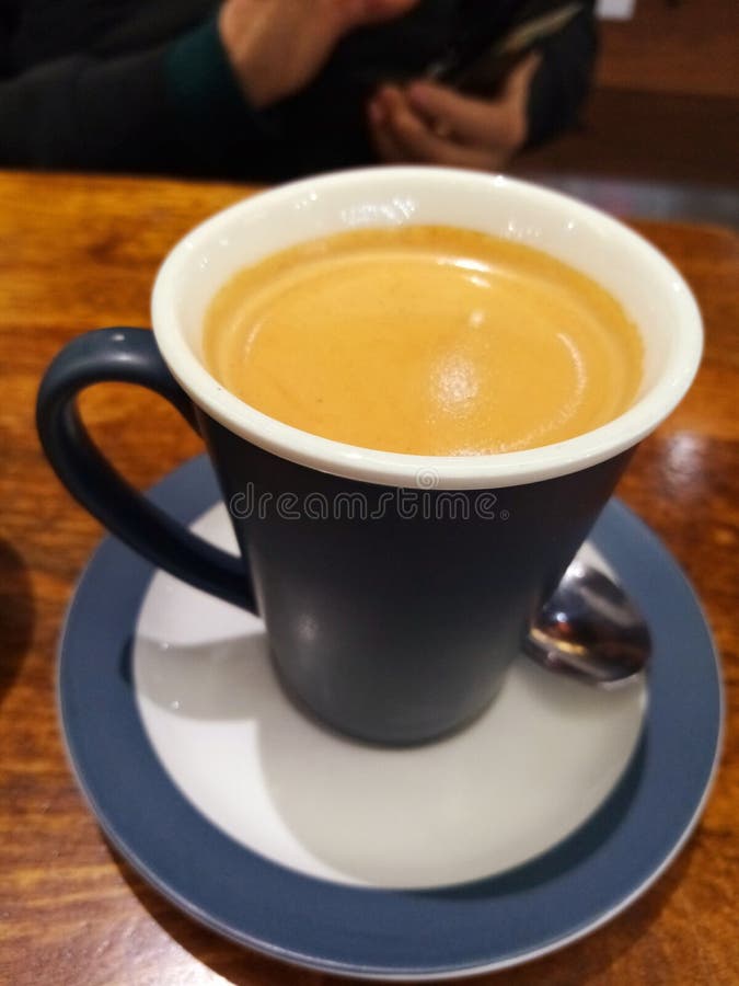 Coffee Drinks Australia Style Stock Photo - Image of tableware ...