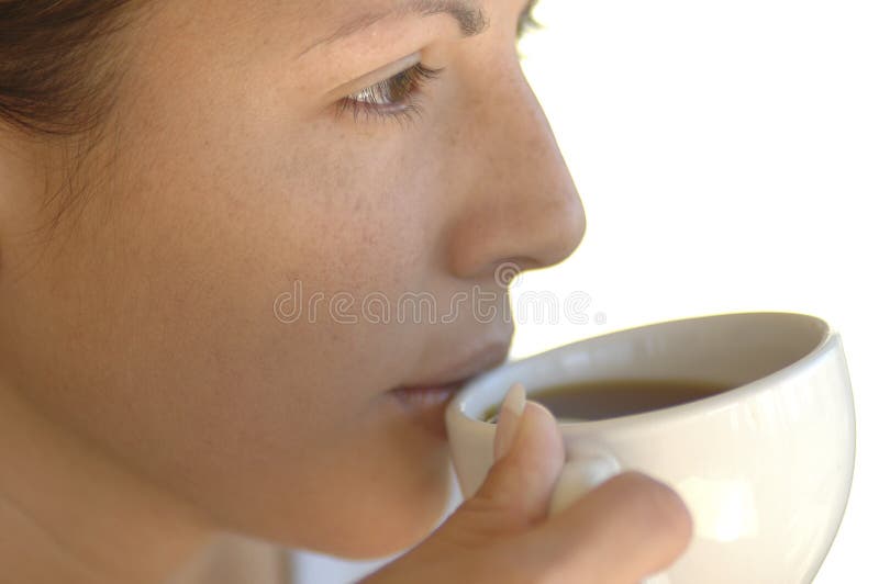 Coffee Drinker stock image. Image of beverage, think, coffee - 141315