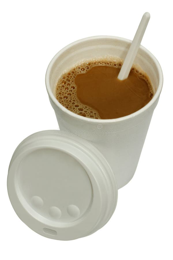 Styrofoam coffee cup stock image. Image of meeting, cheap - 6980037