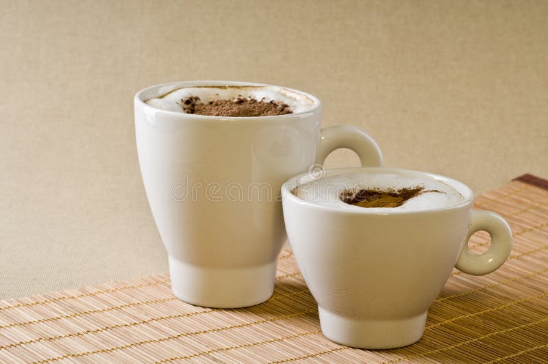Coffee drinks objects stock photo. Image of mocha, breakfast - 20840284