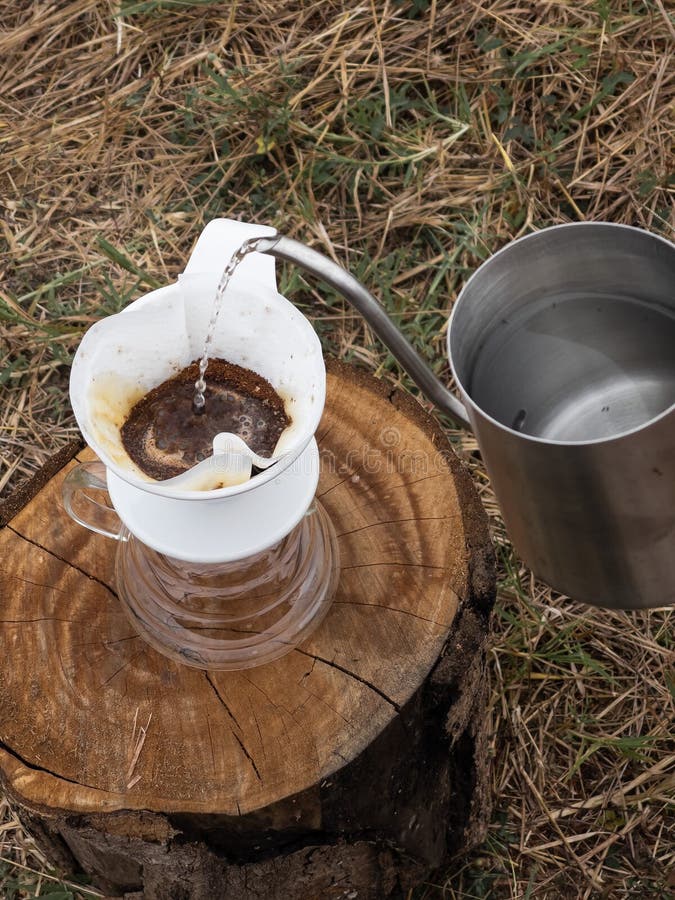 Coffee drip stock image. Image of drip, drink, house - 207216437