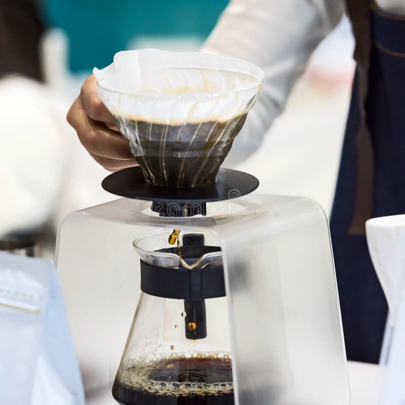 Coffee drip style stock image. Image of espresso, professional - 154095865