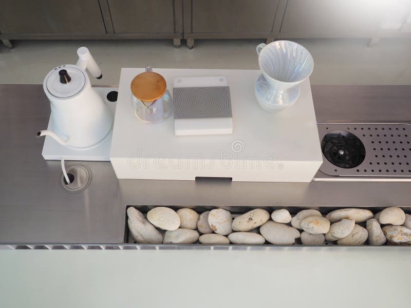 Coffee Drip Tool for the Drinking Fresh Coffee Stock Photo - Image of ...