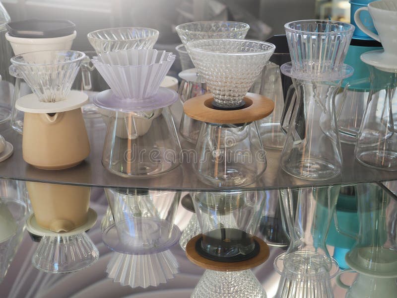 Coffee Drip Tool for the Drinking Fresh Coffee Stock Image - Image of ...