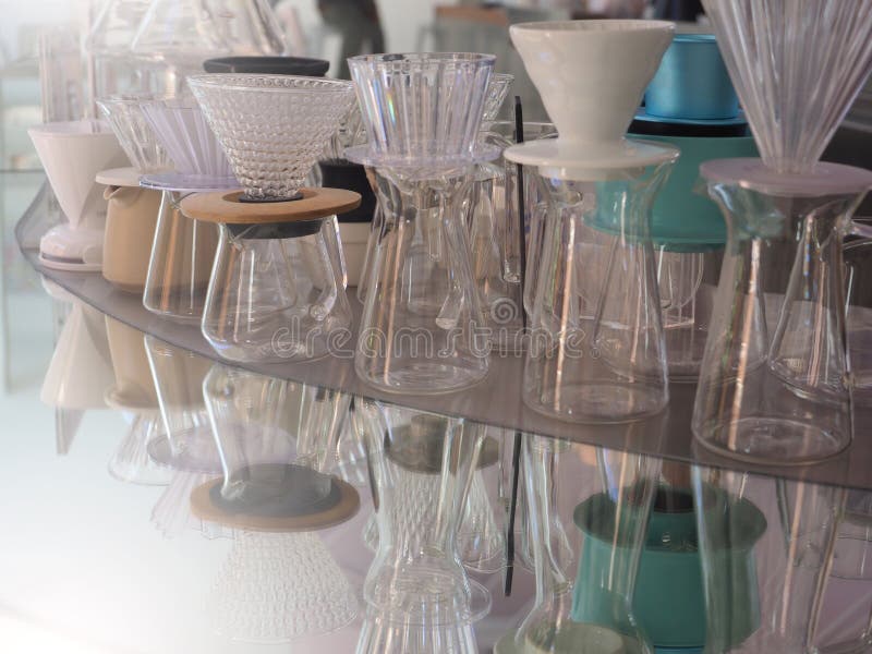 Coffee Drip Tool for the Drinking Fresh Coffee Stock Photo - Image of ...