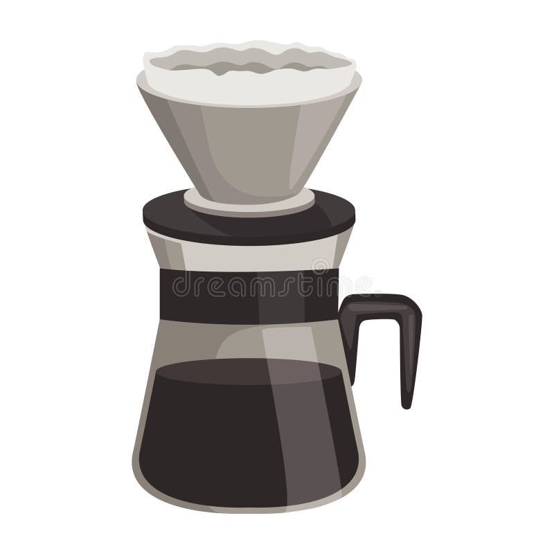 Coffee Dripper Icon Isolated Stock Vector - Illustration of dripper ...