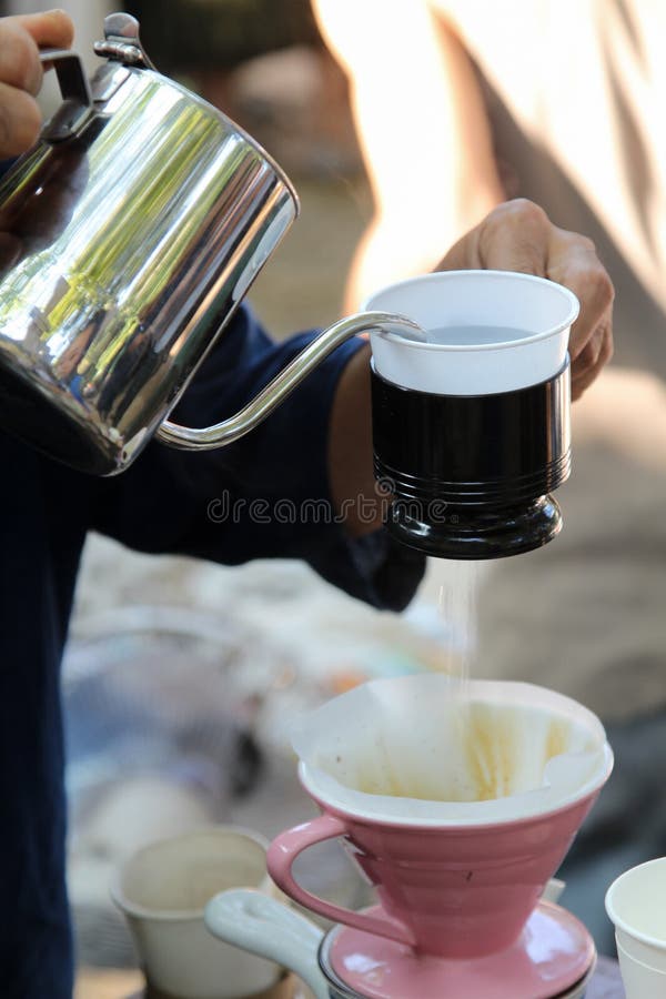 Coffee drips. stock photo. Image of beverage, caffeine - 86169350