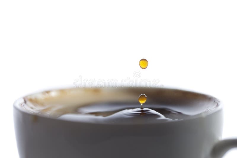 Coffee drop. stock photo. Image of aroma, arabica, morning - 23223350