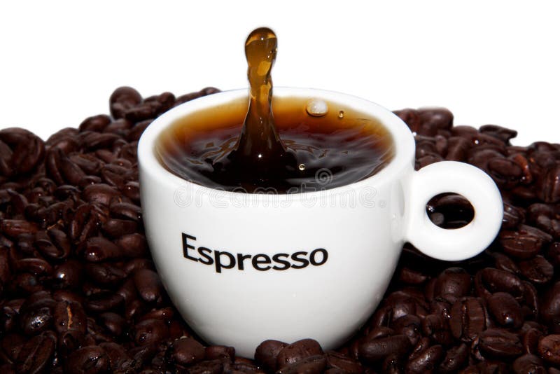 Coffee stock image. Image of cream, beverage, black, espresso - 33595525