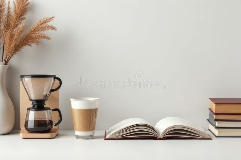 Modern Coffee Learning Experience Stock Illustration - Illustration of ...