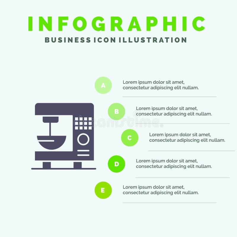 Coffee, Electric, Home, Machine Infographics Presentation Template. 5 ...