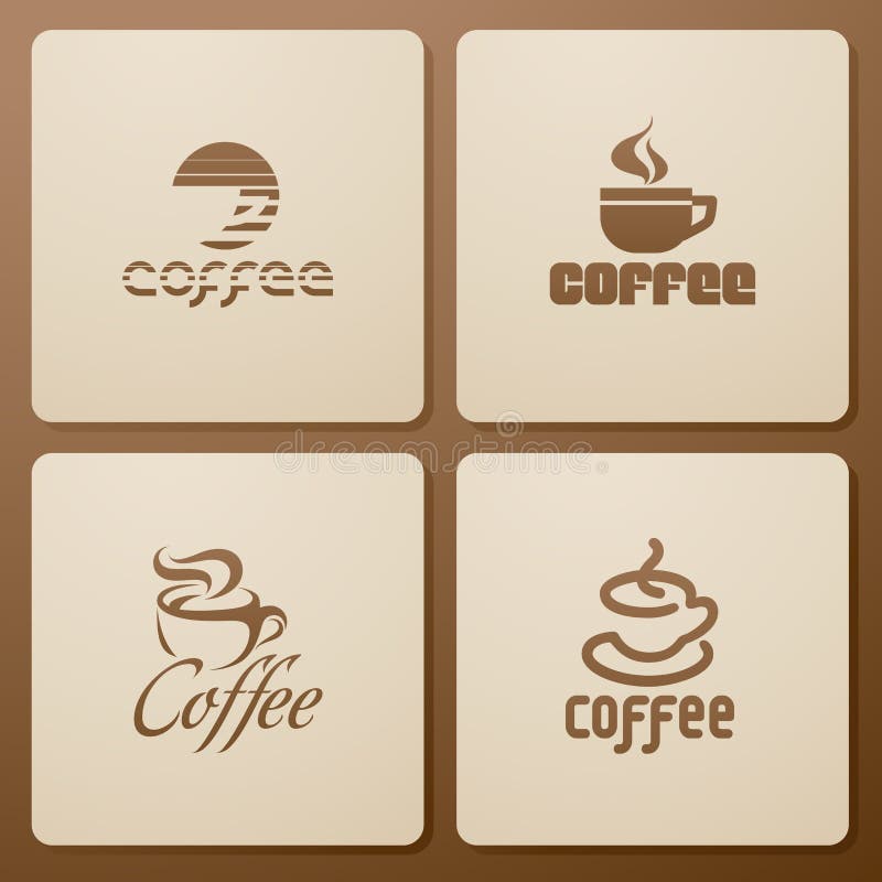 Coffee. Elements for Design Stock Vector - Illustration of icon ...