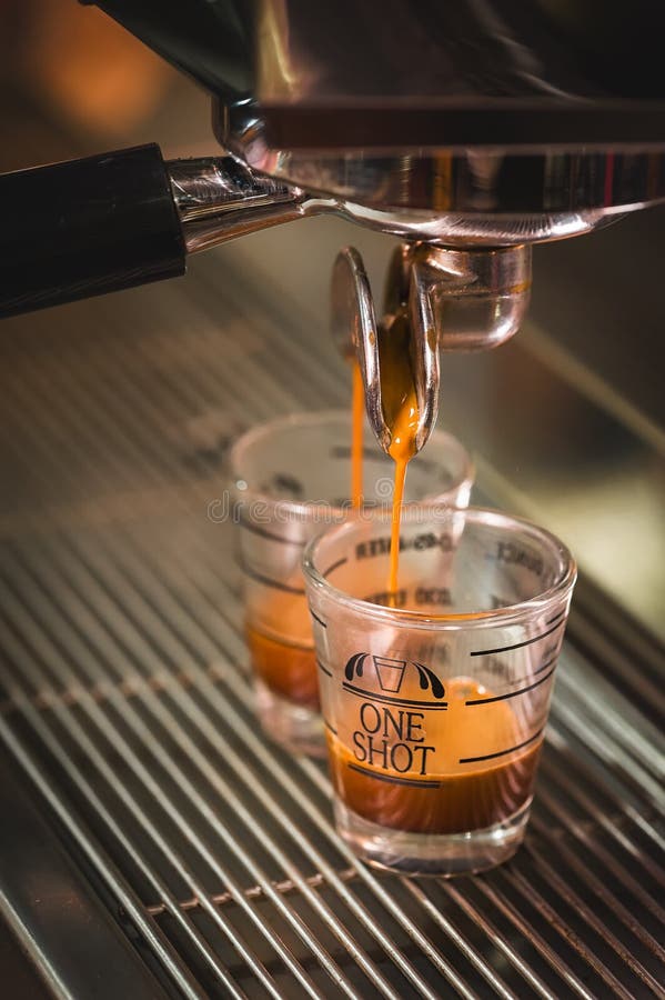 Coffee Espresso shot stock photo. Image of machine, life - 82362556
