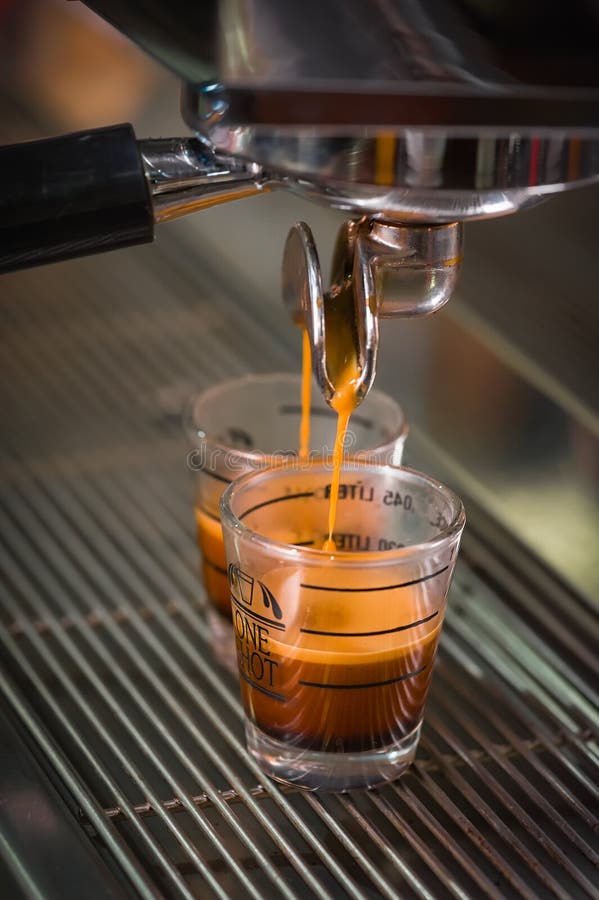 Coffee Espresso shot stock photo. Image of double, coffee - 95157320