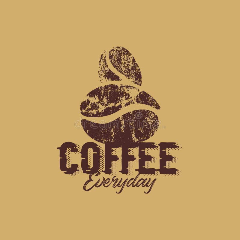 Coffee Everyday Logo stock vector. Illustration of brand - 308547608