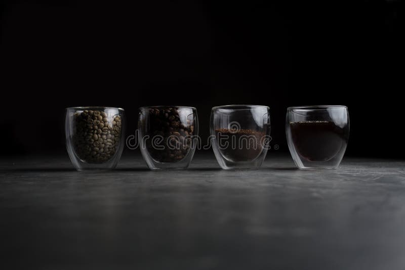 The Evolution of Coffee stock image. Image of life, grounds - 359777