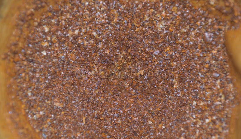 The Coffee in the Filter and Brewed Coffee Close-up Stock Image - Image ...