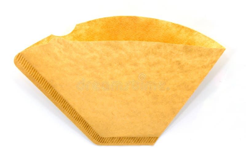 Coffee filter stock image. Image of yellow, brown, paper - 40853969