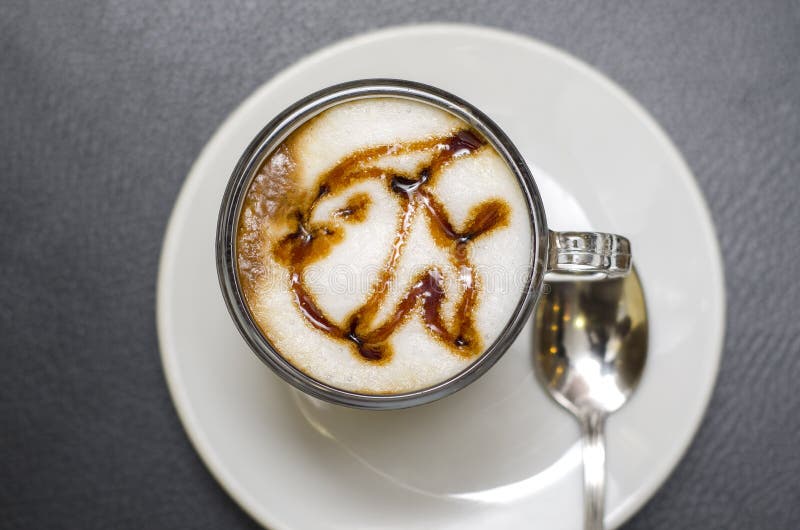 Coffee with fish stock image. Image of coffee, fish, decoration - 33746763