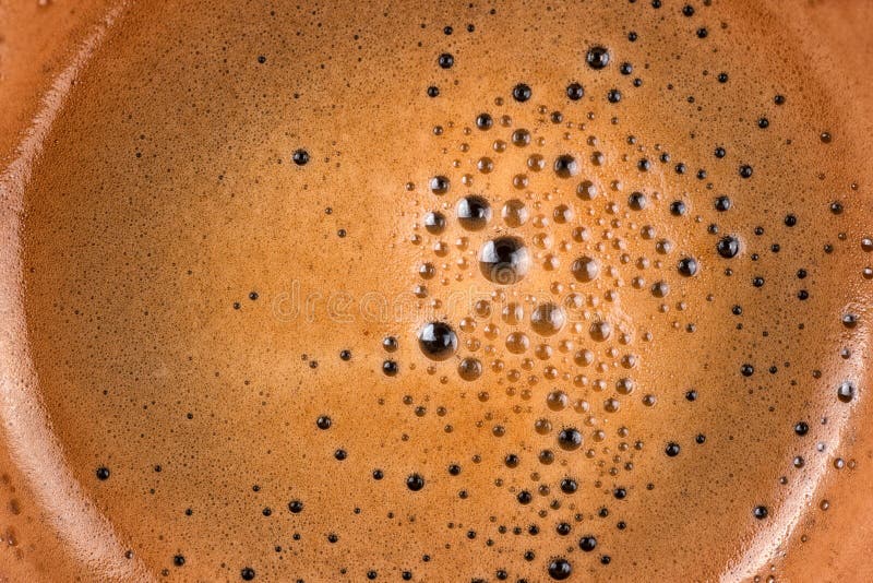 Coffee Foam into Cup Texture and Background Stock Image - Image of ...