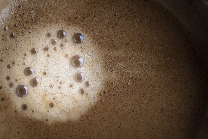 Coffee foam texture stock image. Image of liquid, dark - 126987161