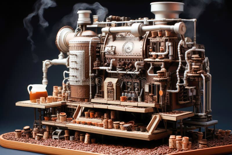 Coffee food engineering stock illustration. Illustration of concept ...