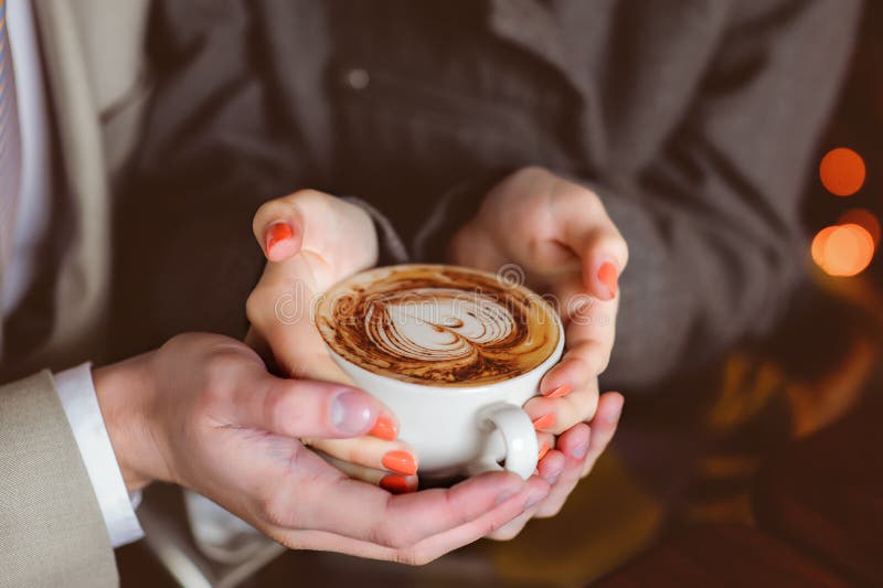 Four Hands Wrapped Around Cup Stock Photos - Free & Royalty-Free Stock ...