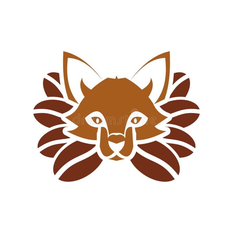 Coffee Fox Icon Logo Design Template Stock Vector - Illustration of ...