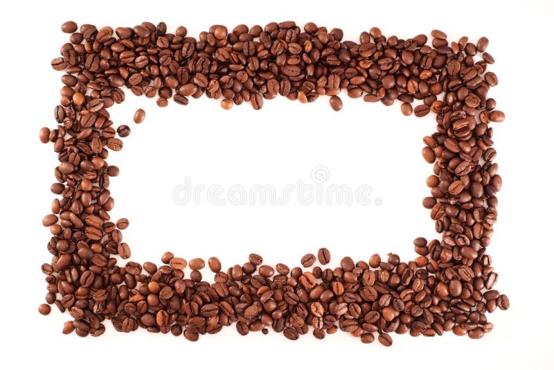 Coffee frame stock image. Image of blank, shape, drink - 4676983
