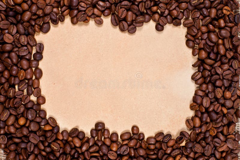 Coffee frame stock image. Image of dark, food, heap, concept - 34494231