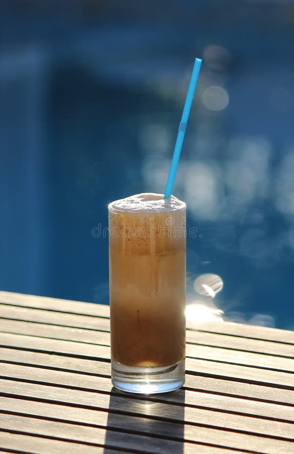 Coffee frappe stock photo. Image of cafe, relaxing, bright - 96047814