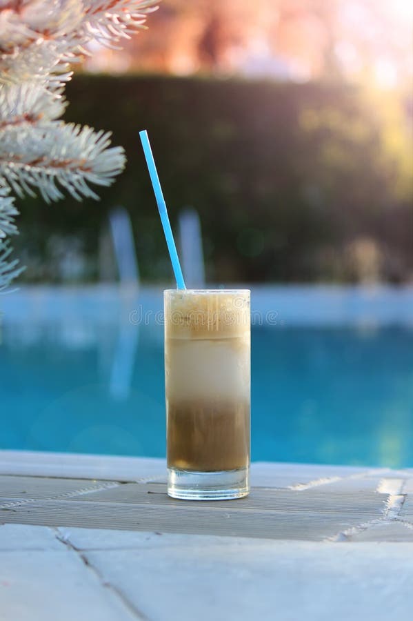 Coffee frappe stock photo. Image of bright, close, relaxation - 96047842