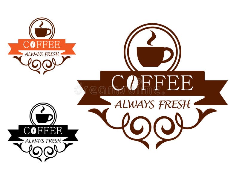 Coffee Design Fresh stock vector. Illustration of breakfast - 35811354