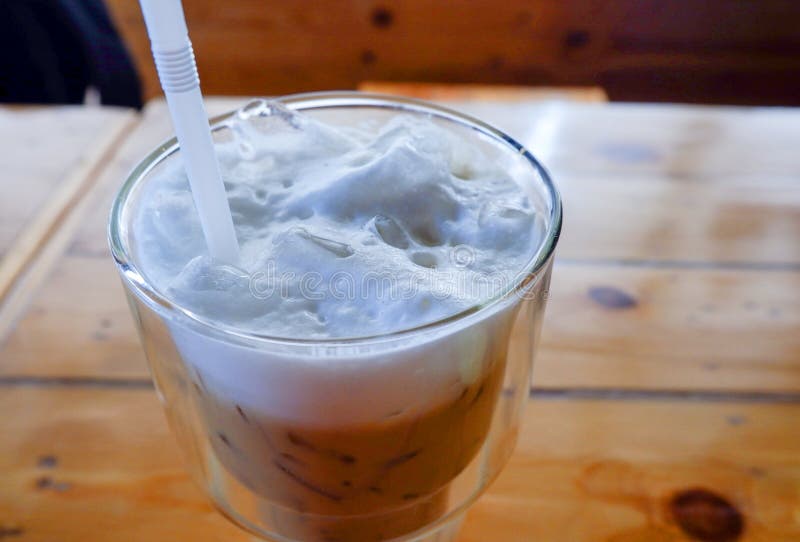 Coffee froth stock image. Image of closeup, espresso - 16707615