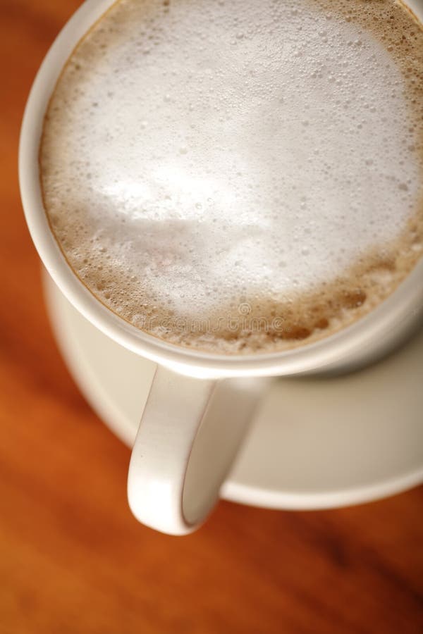 Coffee with Frothed Milk (shallow Dof) Stock Photo - Image of cafe ...