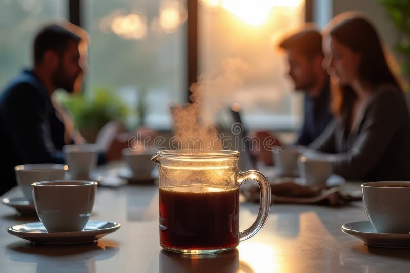 Ideation Session 67 - Coffee Fueled Stock Illustration - Illustration ...