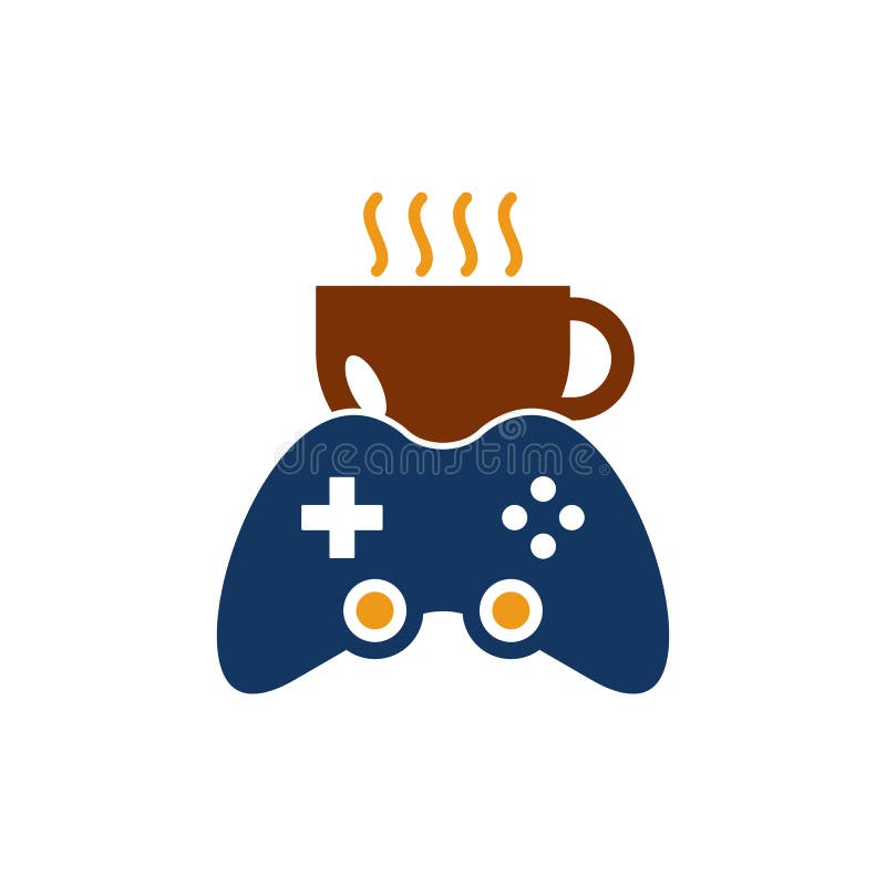 Coffee Game Logo Icon Design Stock Vector - Illustration of concept ...