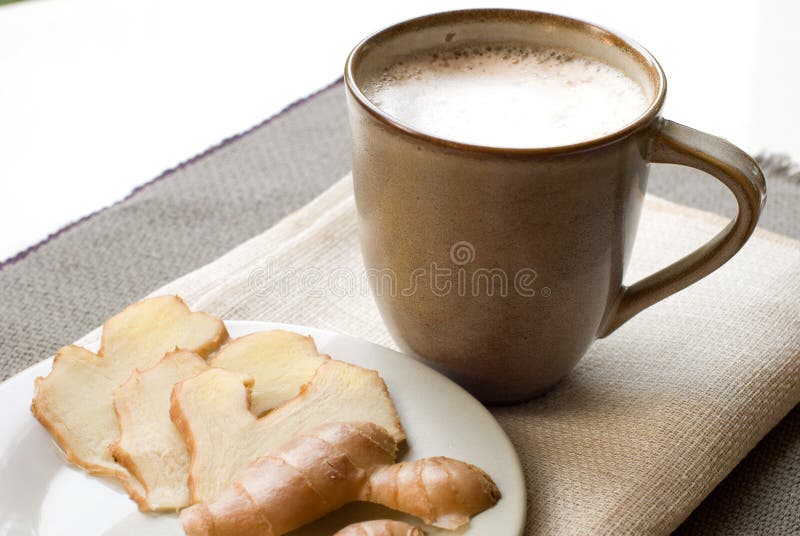 Coffee and ginger. stock photo. Image of light, caffeine - 26798304