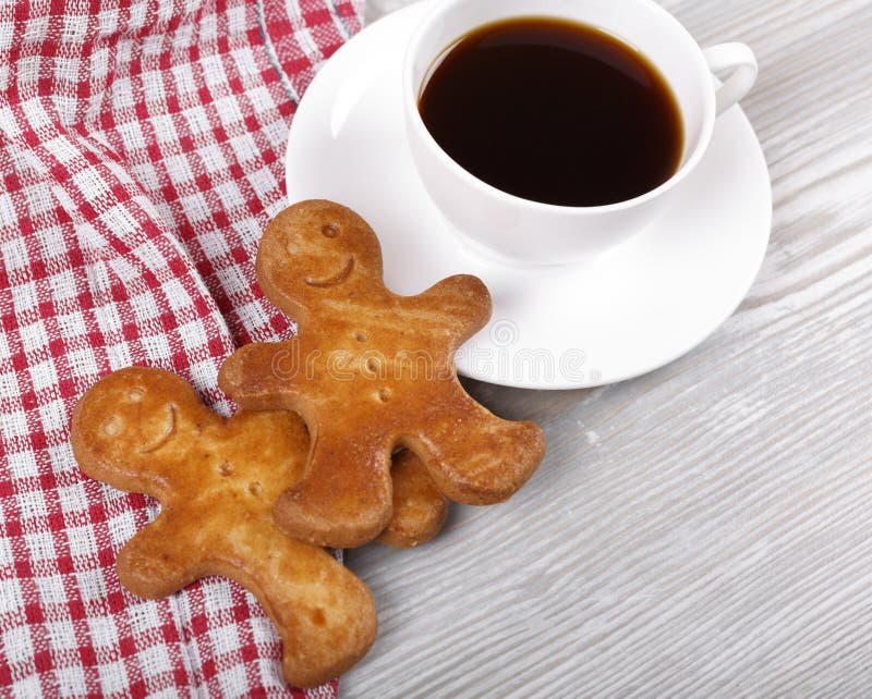 Coffee and Ginger Gingerbreads Stock Image - Image of gourmet ...