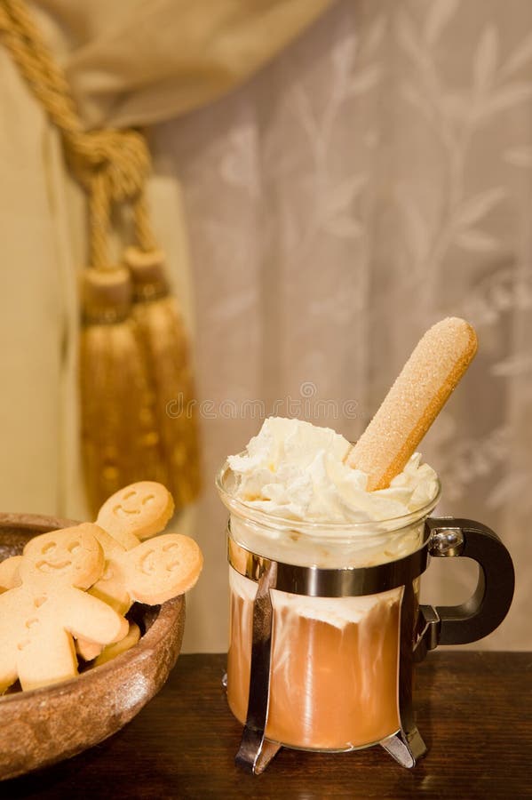 Gingerbread Man with Coffee Stock Image - Image of drink, aromatic ...