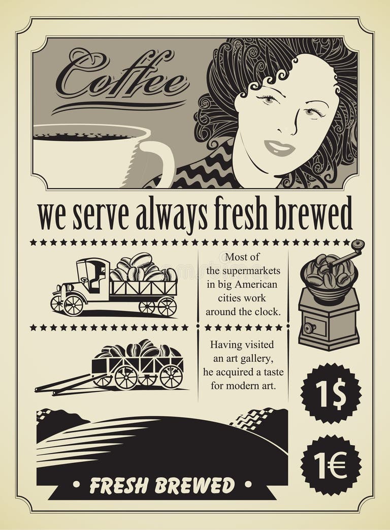 Retro Coffee Truck Stock Illustrations – 1,105 Retro Coffee Truck Stock ...