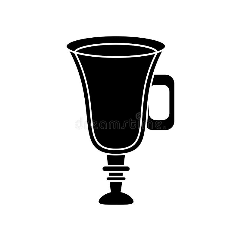 Coffee glass drink design stock vector. Illustration of mocha - 80915543