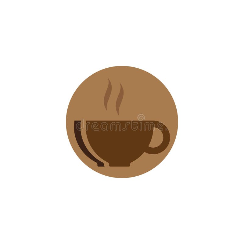 Coffee glass logo stock vector. Illustration of icon - 189015000