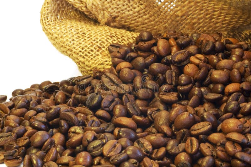 Coffee grains stock photo. Image of smell, dark, trade - 1353638