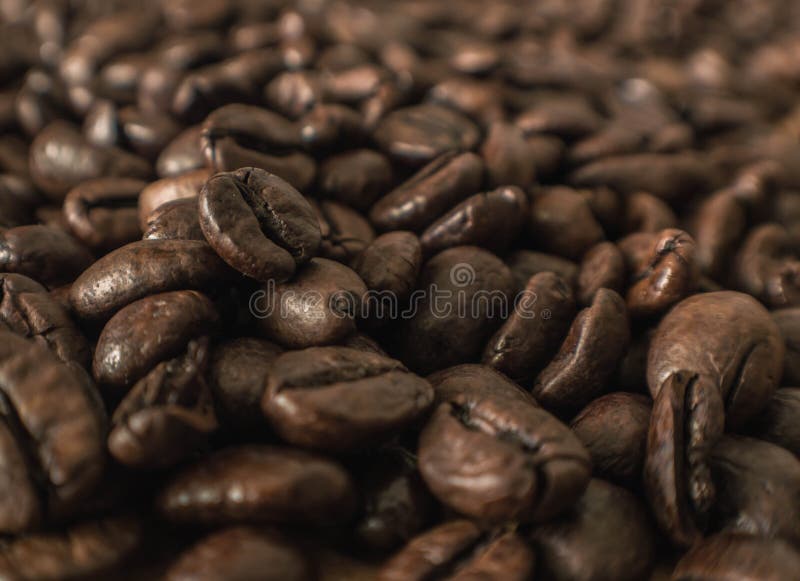 Close up of a coffe grains stock image. Image of fresh - 163107931