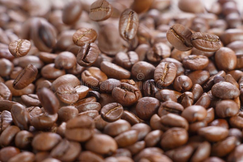 Grains of coffee. stock photo. Image of aromatical, columbian - 2180516