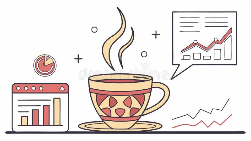 Coffee Graph Analyze Data, Business Insights, Work Break, Analytics ...